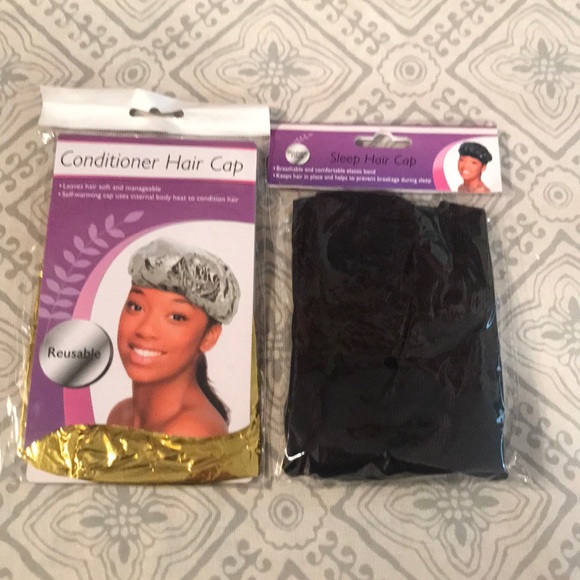 An American Company | Hair | New Conditioner Sleep Hair Cap Set Natural ...